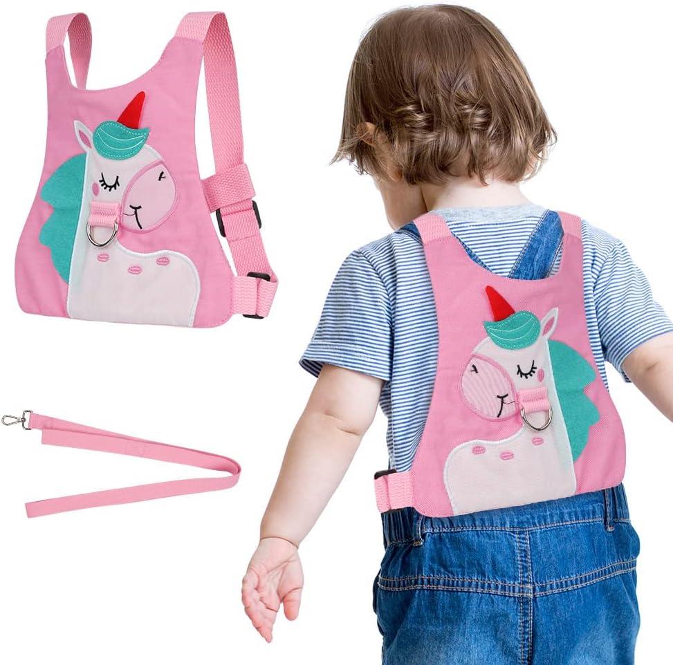 AOMIG Baby Walking Reins & Safety Harness Pony Leash - Pink for ...
