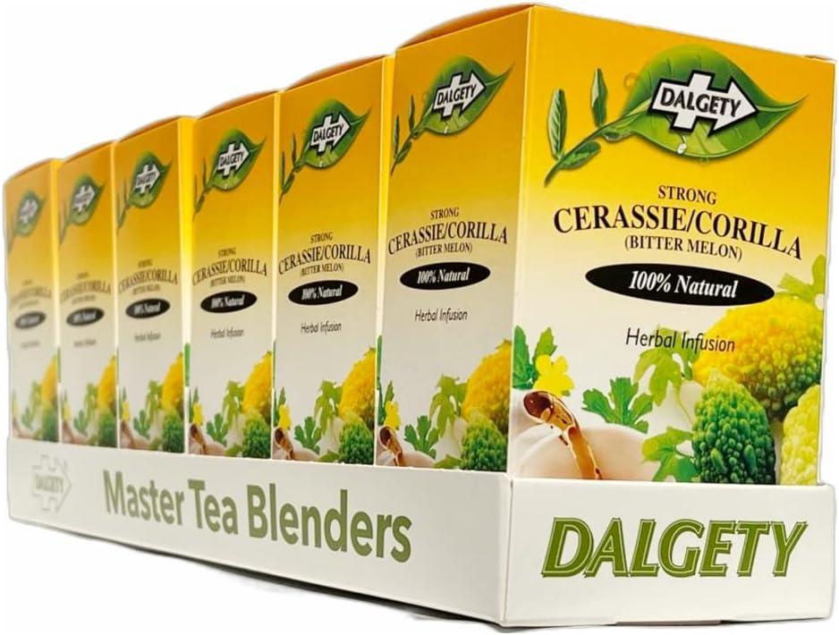Dalgety Strong Cerassie/Corilla Herbal Infusion 6x40g Cartons (6 Pack) 100% Natural Caffeine ...