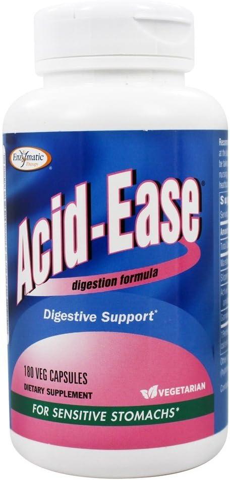 Enzymatic Therapy Acid Ease Digestion Formula 180 Capsules