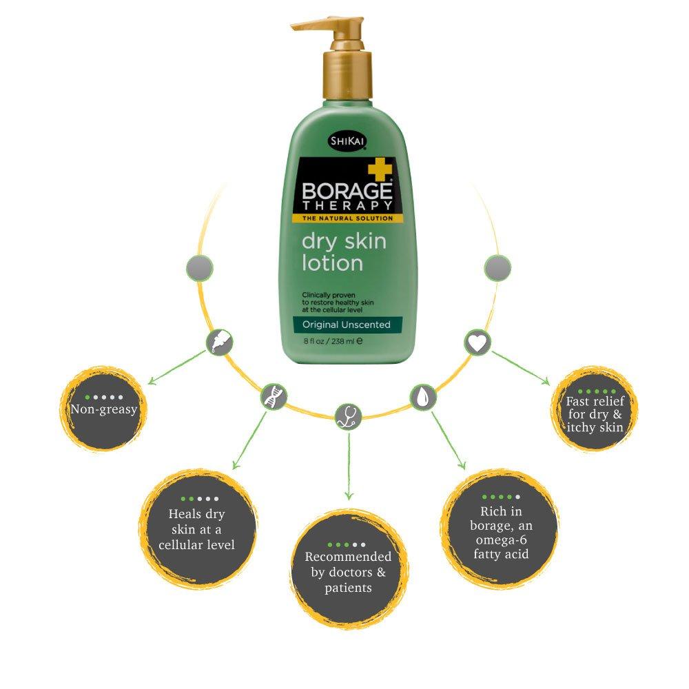 ShiKai Borage Therapy Advanced Formula Lotion - Fragrance Free, 16 Fl ...