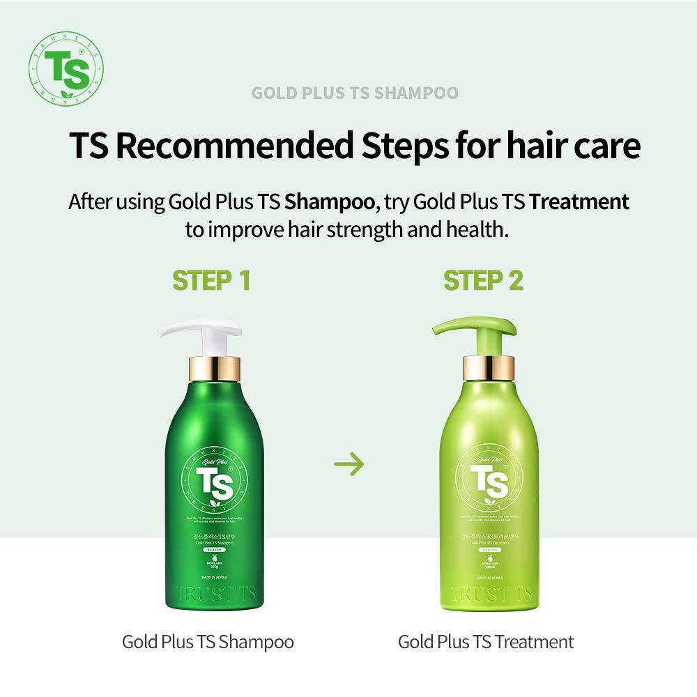 Gold Plus TS Shampoo for Hair Growth & Thickness | Luxury Biotin Formula | For Damaged, Dry ...