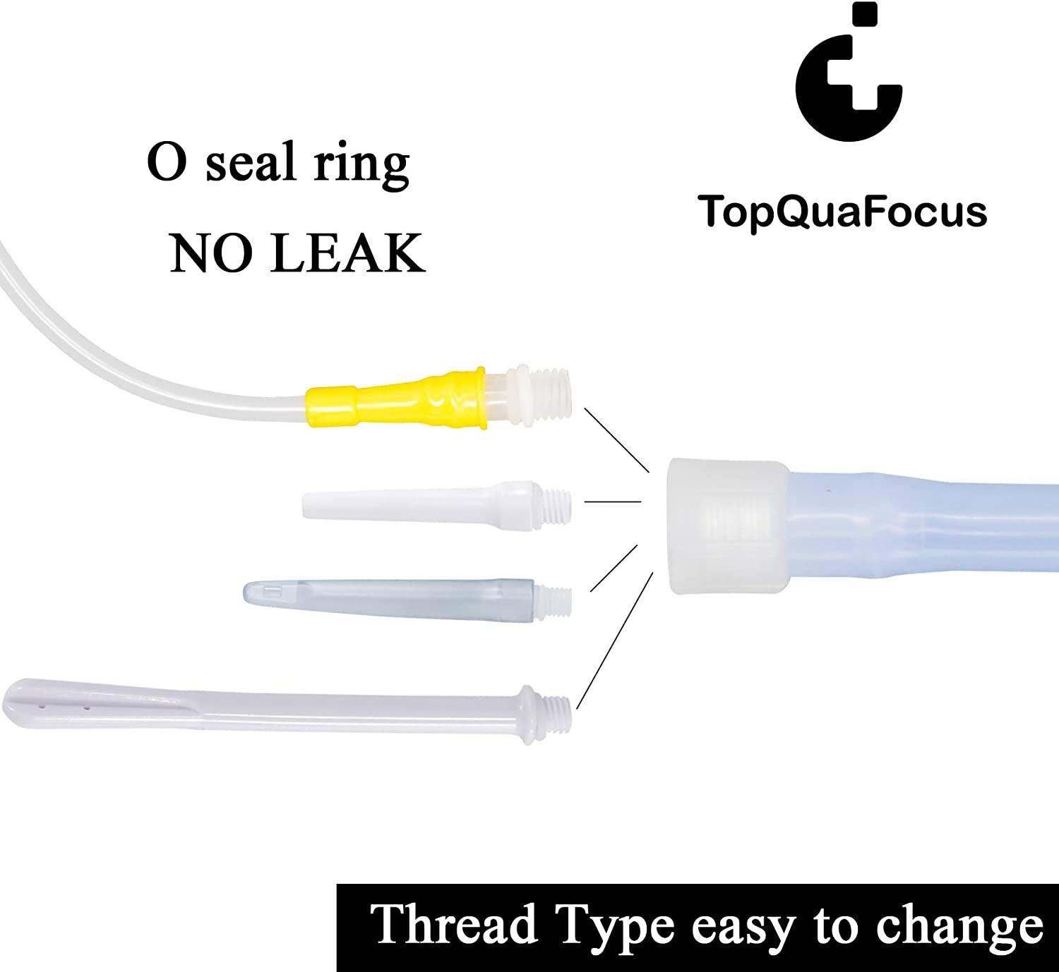 Topquafocus Large Enema Bucket Kit - Anti-backflow Enema Kit for Colon ...