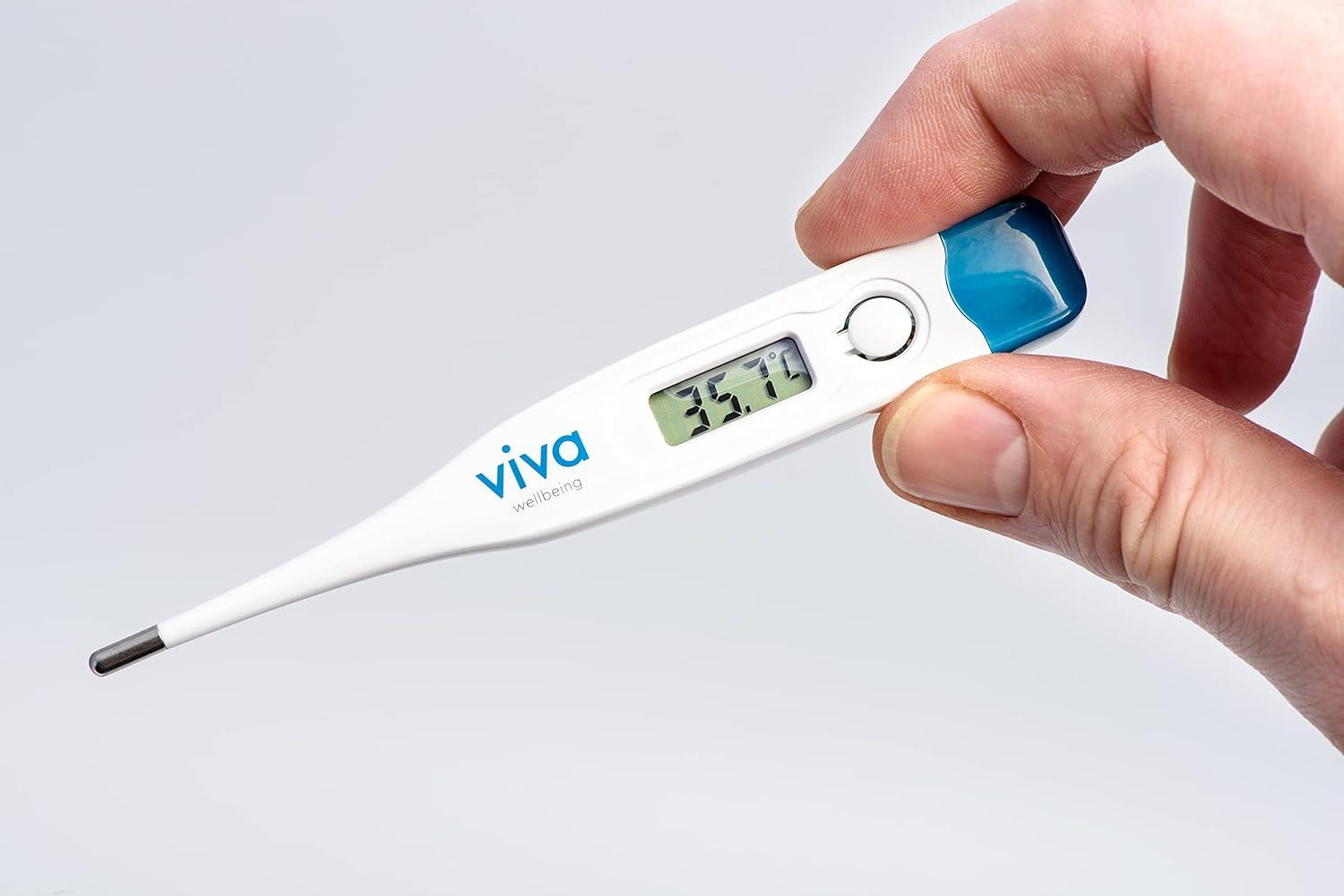 Viva Wellbeing Instant Digital Thermometer - Fast & Accurate ...