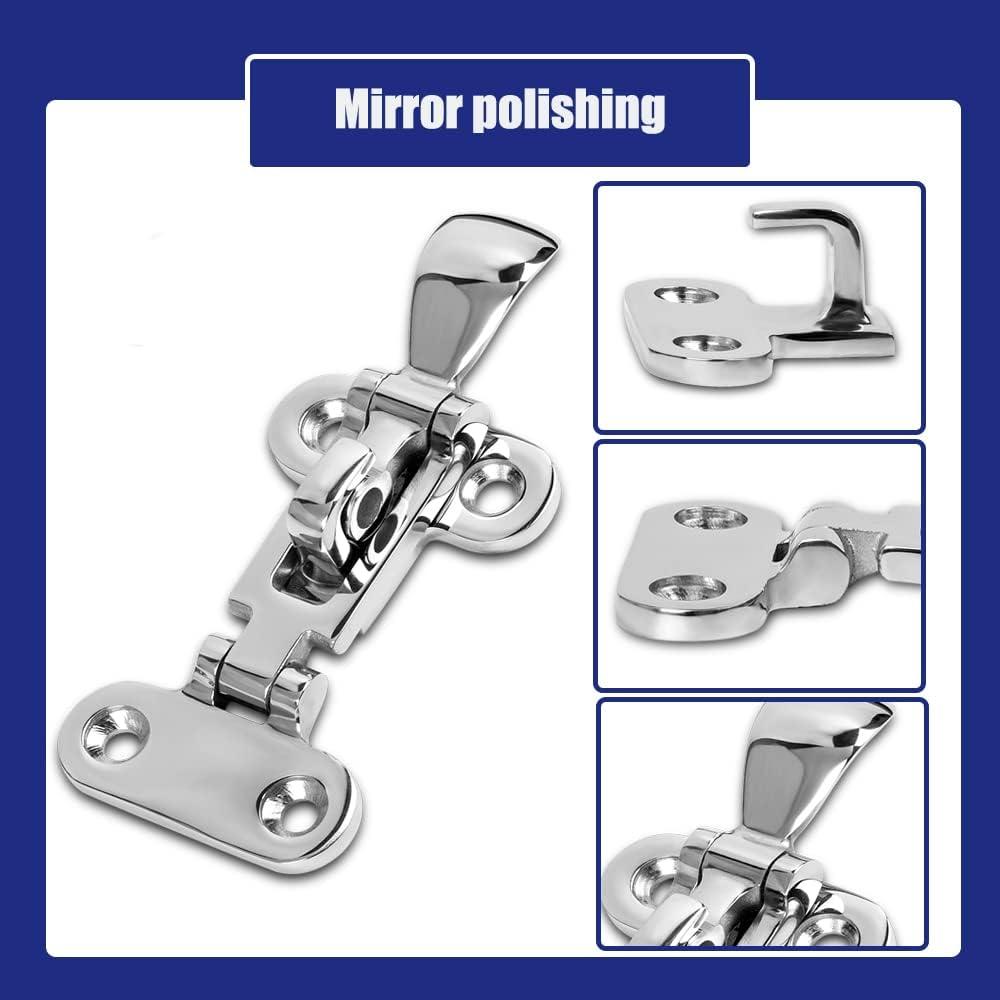 Marine Grade Boat Door Hatch Anti-Rattle Latches - 316 Stainless Steel ...