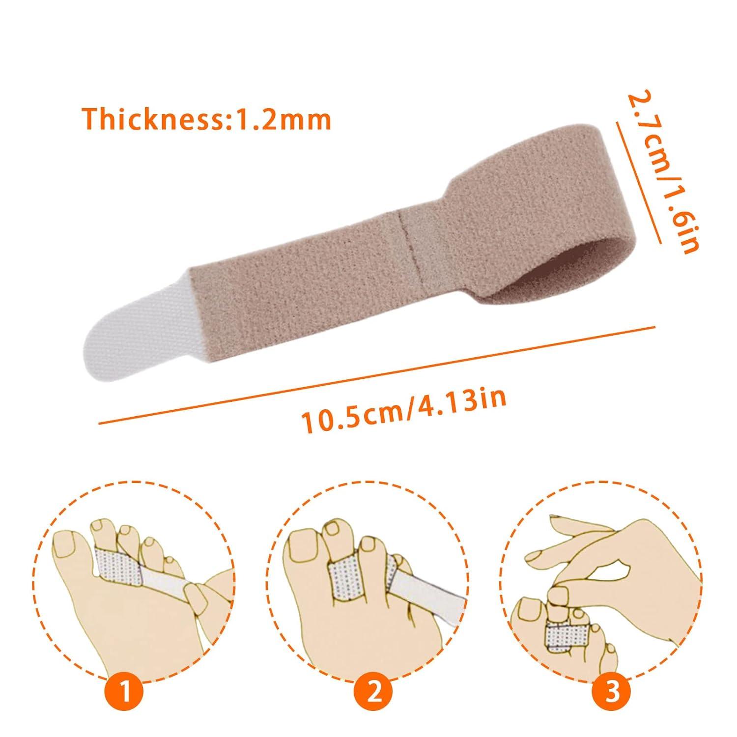 Viksaun 10-Pack Hammer Toe Bandage & Corrector - Spreader for Crooked ...