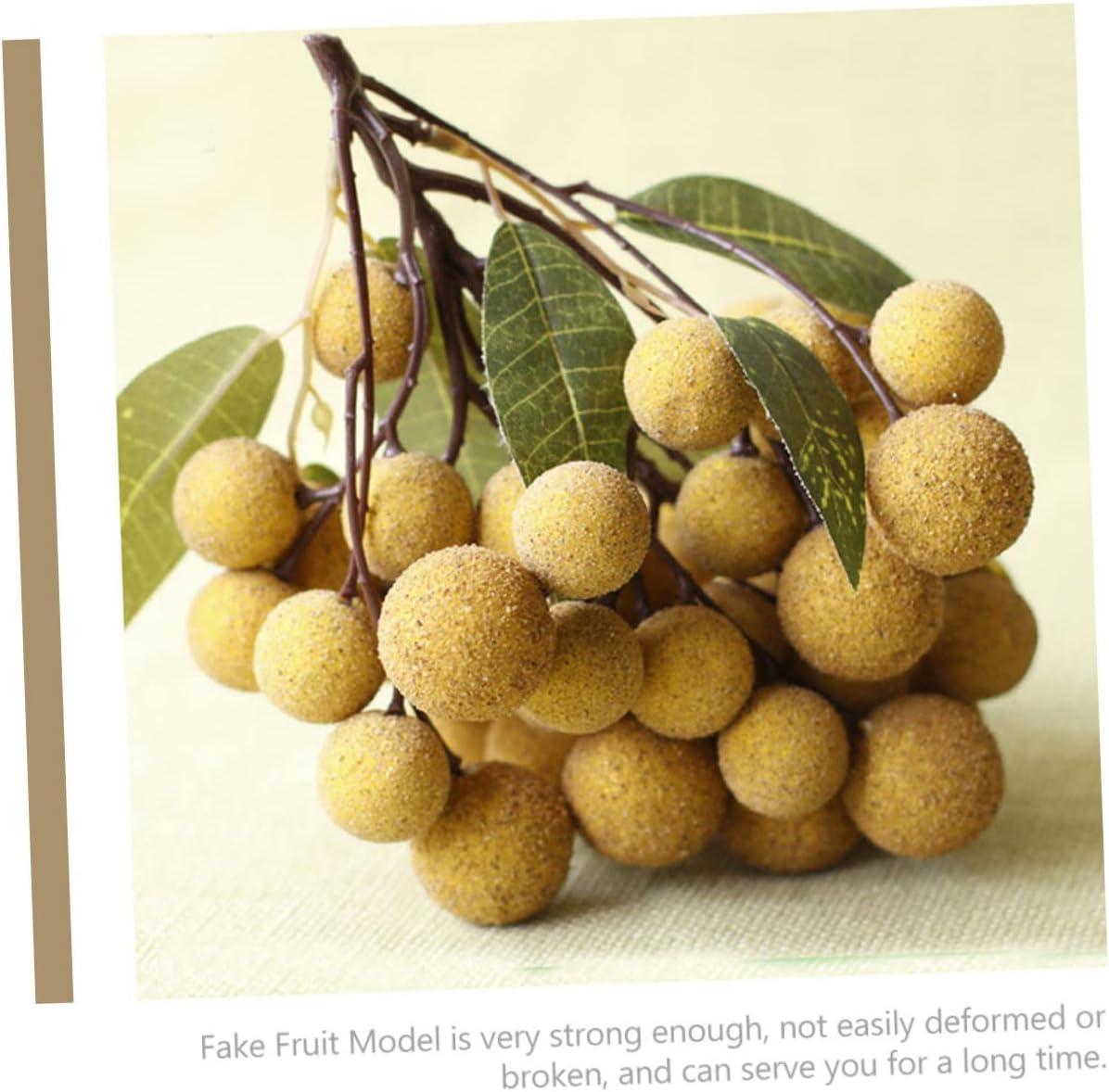 Ciieeo Doll House Diy Toy Fake Longyan Model Kitchen Fruit Longan Model ...