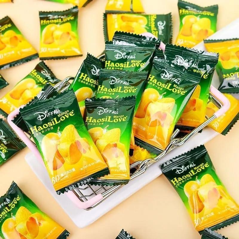 Mango Peelable Candy Mango Soft Candy 50% Juice Content gummy candy ...
