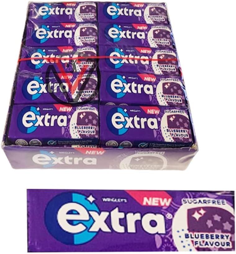 Wrigley Extra Sugar Free Chewing Gum | Extra Blueberry & Extra Apple Pick any Flavour & Number ...