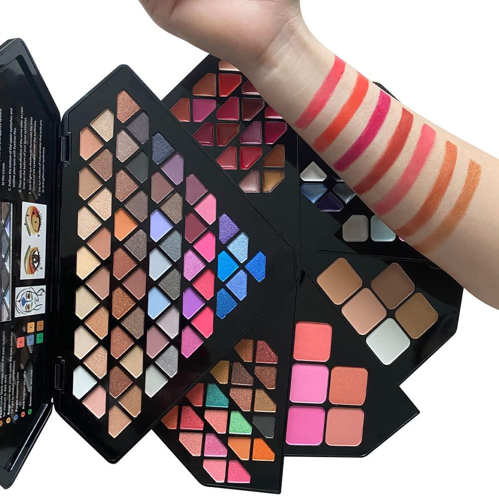 VERONNI All-in-One Makeup Kit for Women - 130 Color Palette Set ...