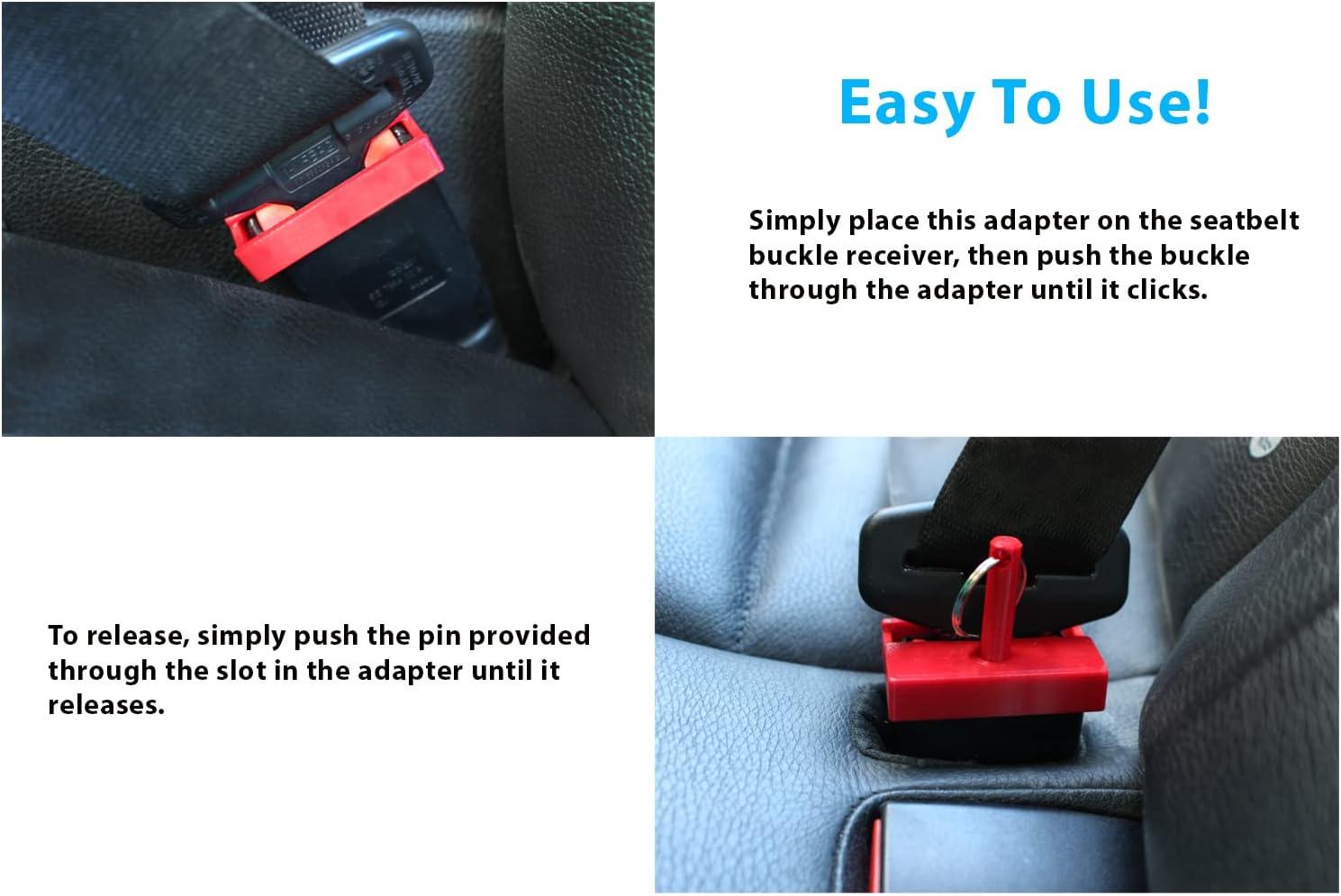 Childproof Car Seatbelt Lock Buckle Guard - Red | Buy Now with Express ...