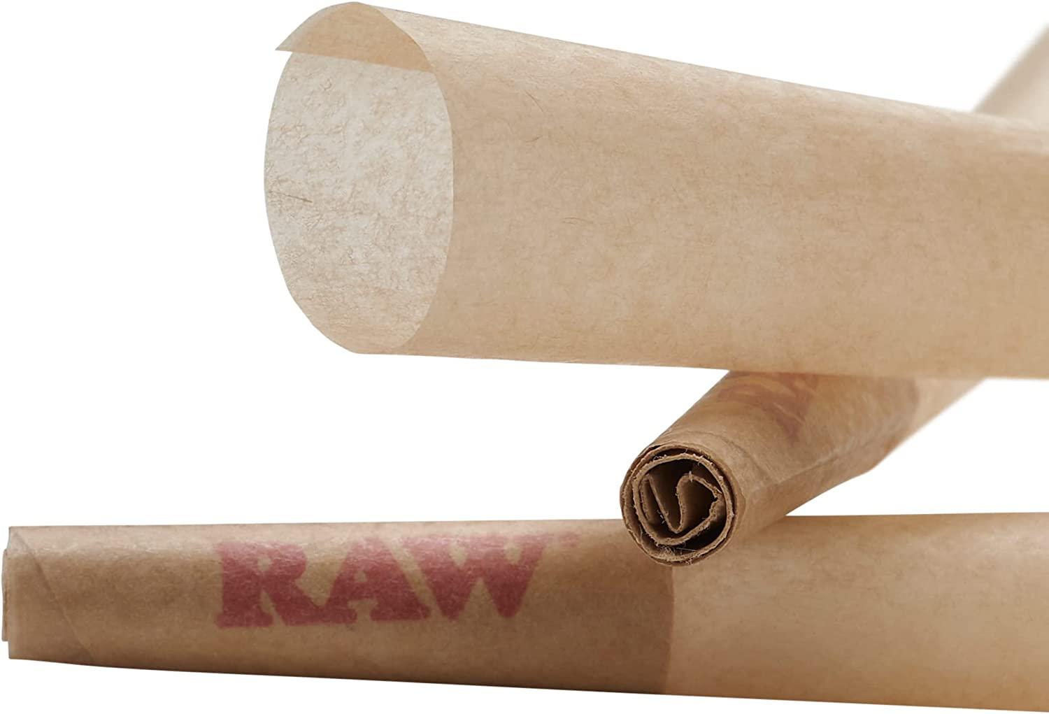 RAW Cones 98 Special 50 Pack - Slow Burning Pre Rolled Cones with Tips ...