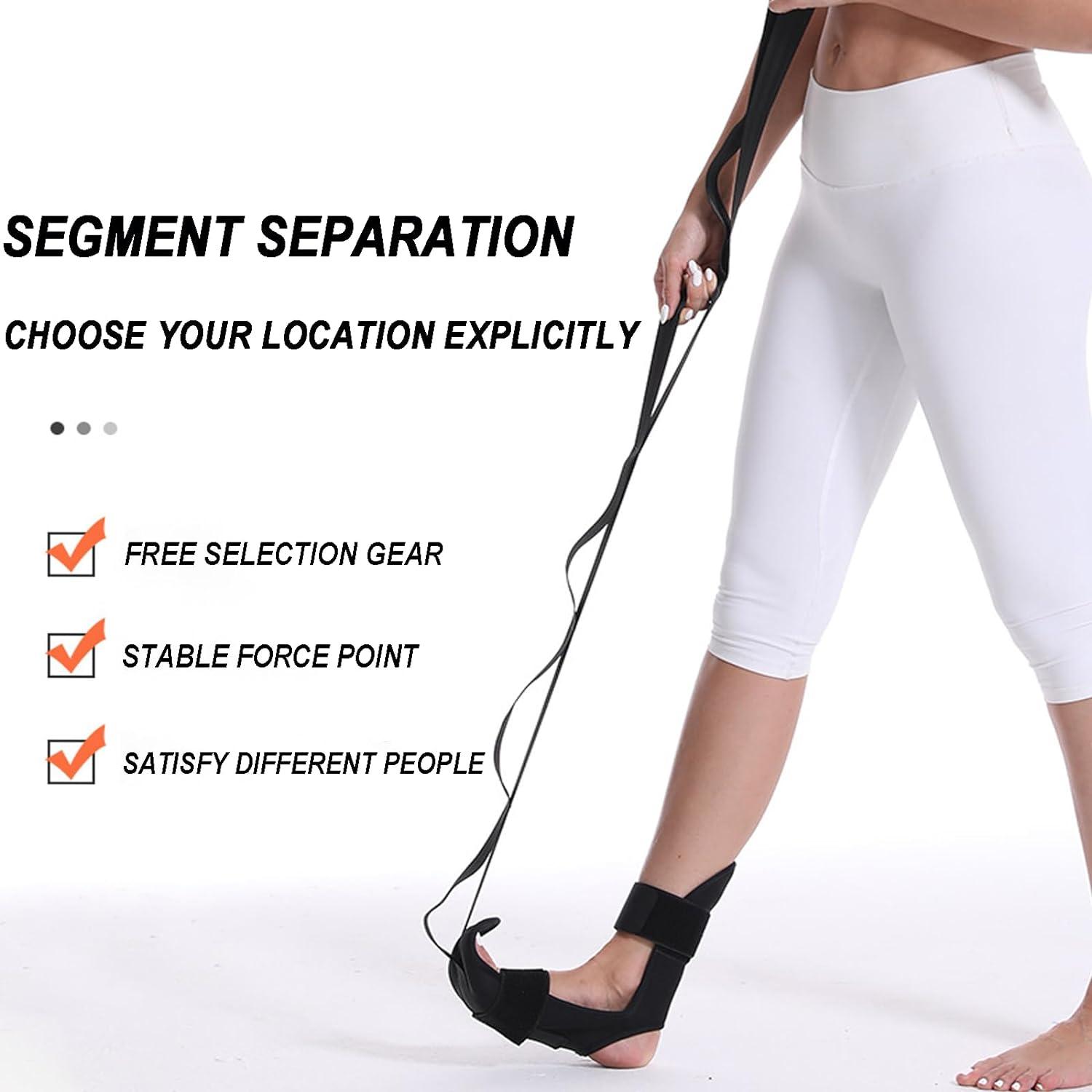 TEETHAID Flexstrap Calf & Foot Stretcher For Plantar Fasciitis Achilles ...