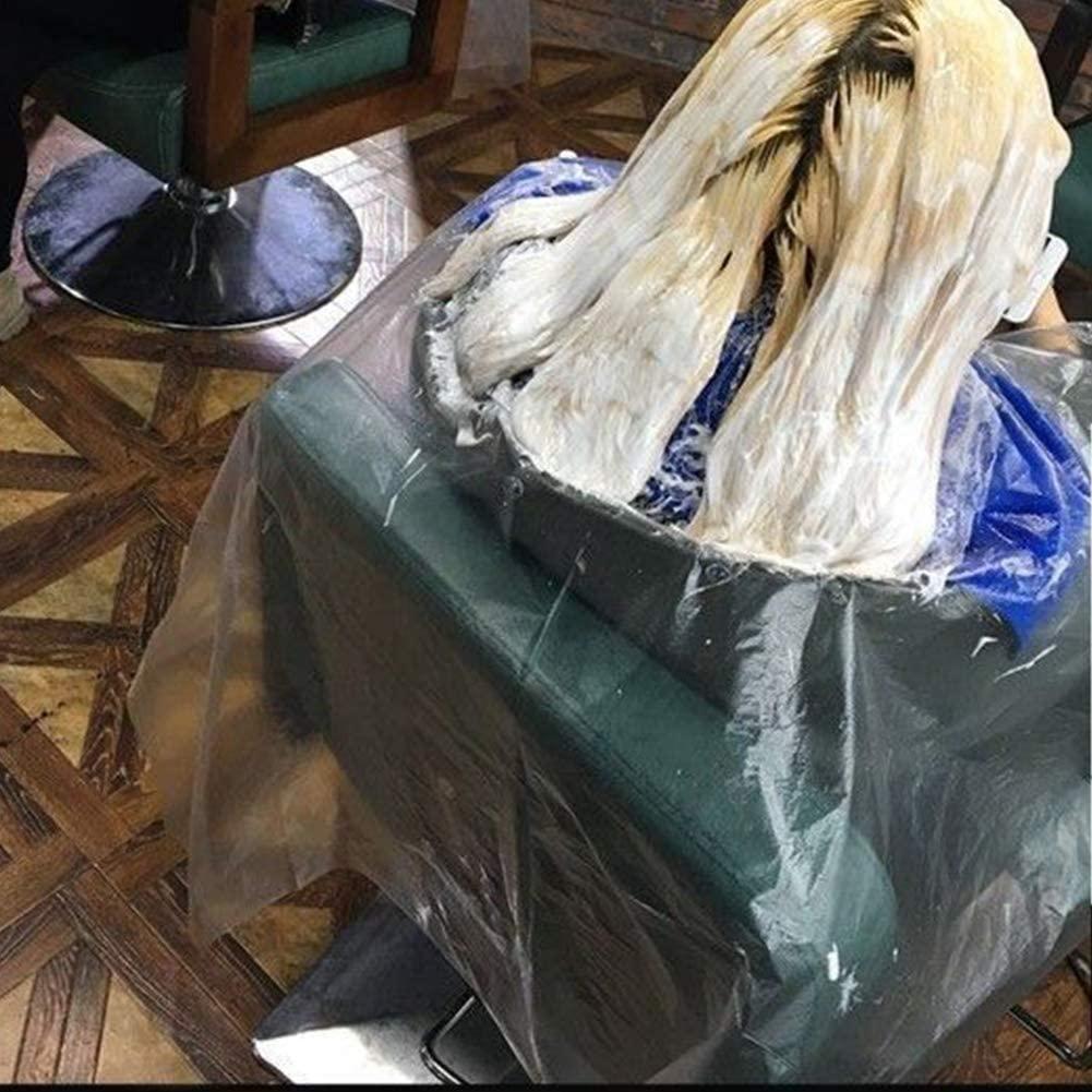 100 Pcs Disposable Capes for Hair Stylists and Barbers - Hair Cutting ...