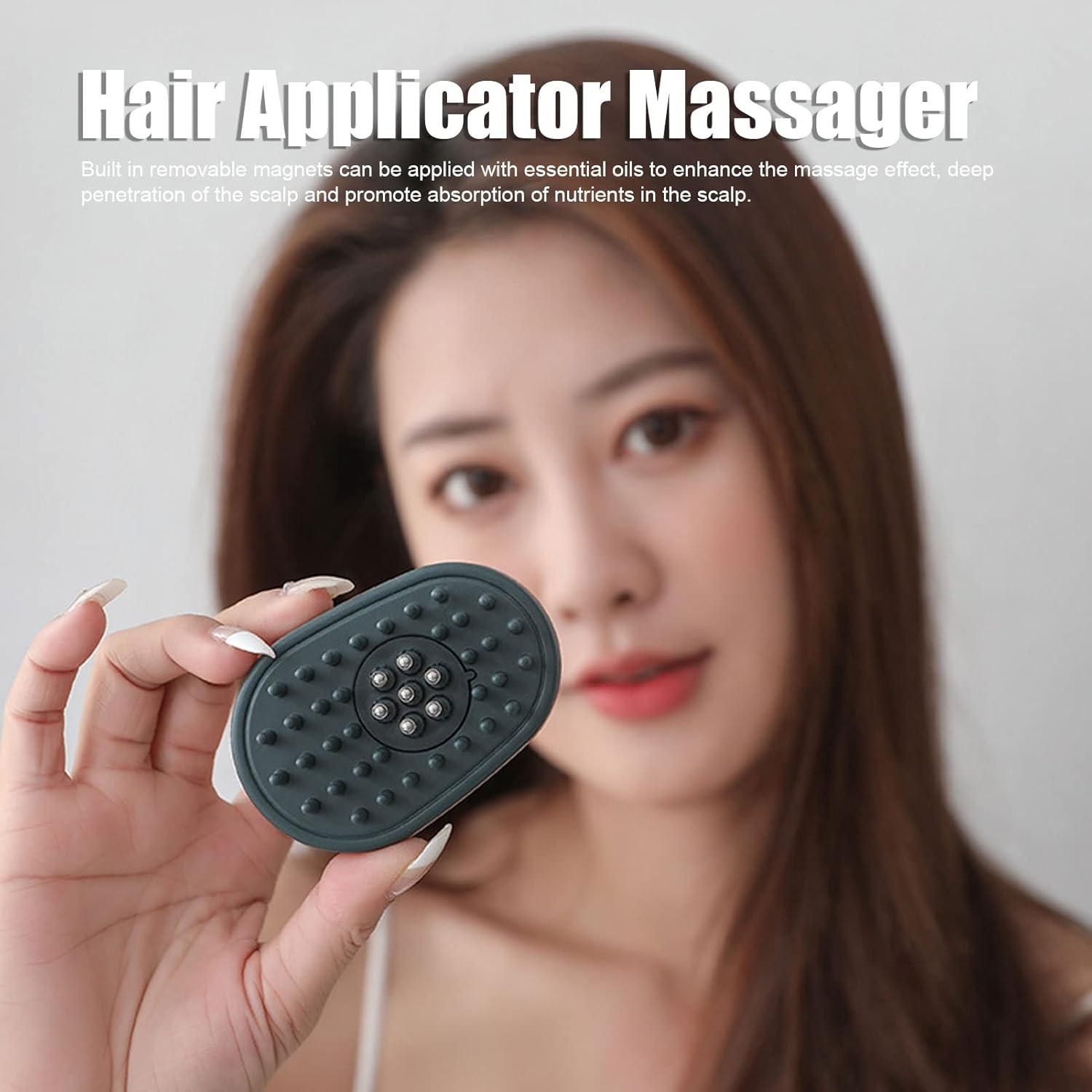Electric Scalp Applicator Massager - 4 Gear Adjustable Vibration USB ...