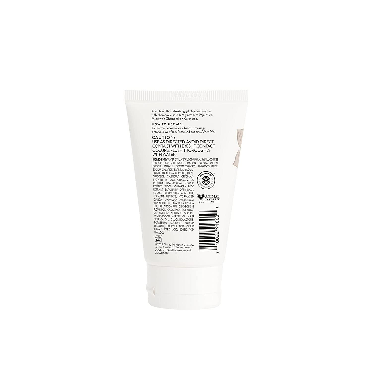 Honest Beauty Mini Gentle Gel Cleanser | Chamomile & Calendula | Travel ...