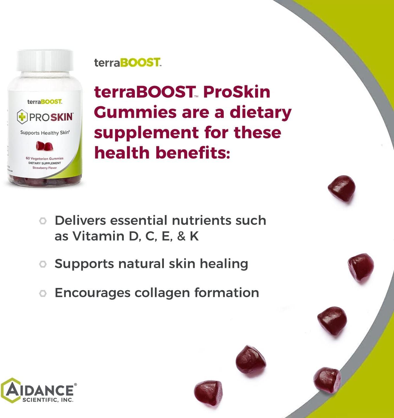 Terrasil Skin Repair Ointment & terraBOOST ProSkin Gummies - Natural ...