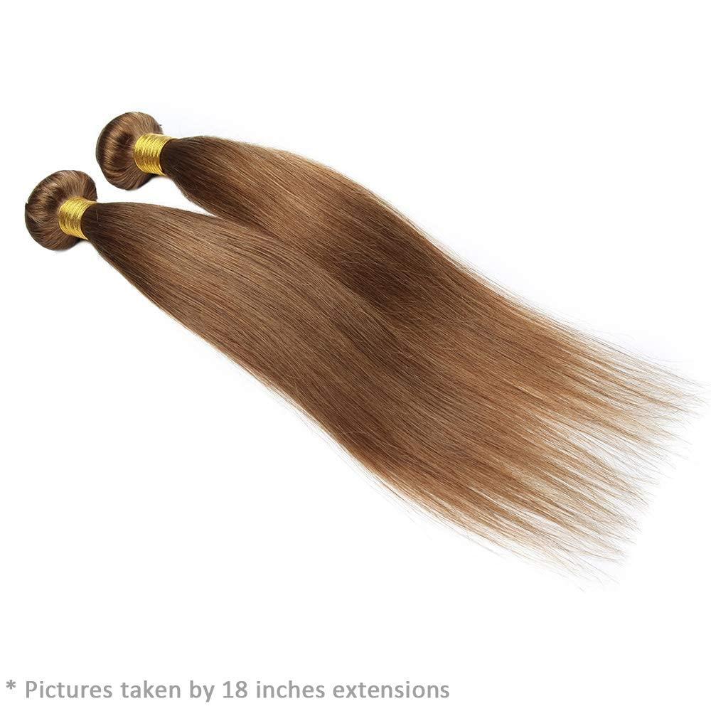 Elailite Real Hair Sew-In Extensions - Brazilian Straight Hair Bundles ...