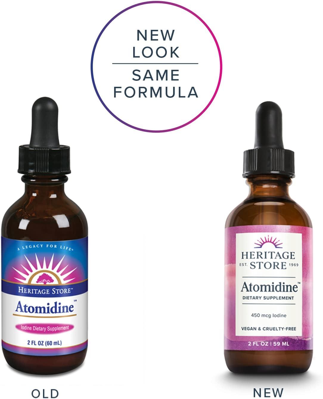 Heritage Store Atomidine 450mcg Liquid Iodine Drops Electrically ...