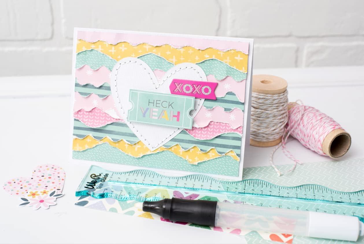 We R Memory Keepers Tear Rulers - Perfect for Clean and Precise Paper ...