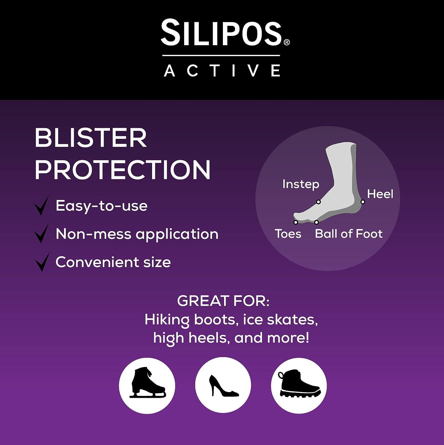 Silipos Active Blister Prevention Stick - Protects Skin from Friction | Buy Now with Express ...