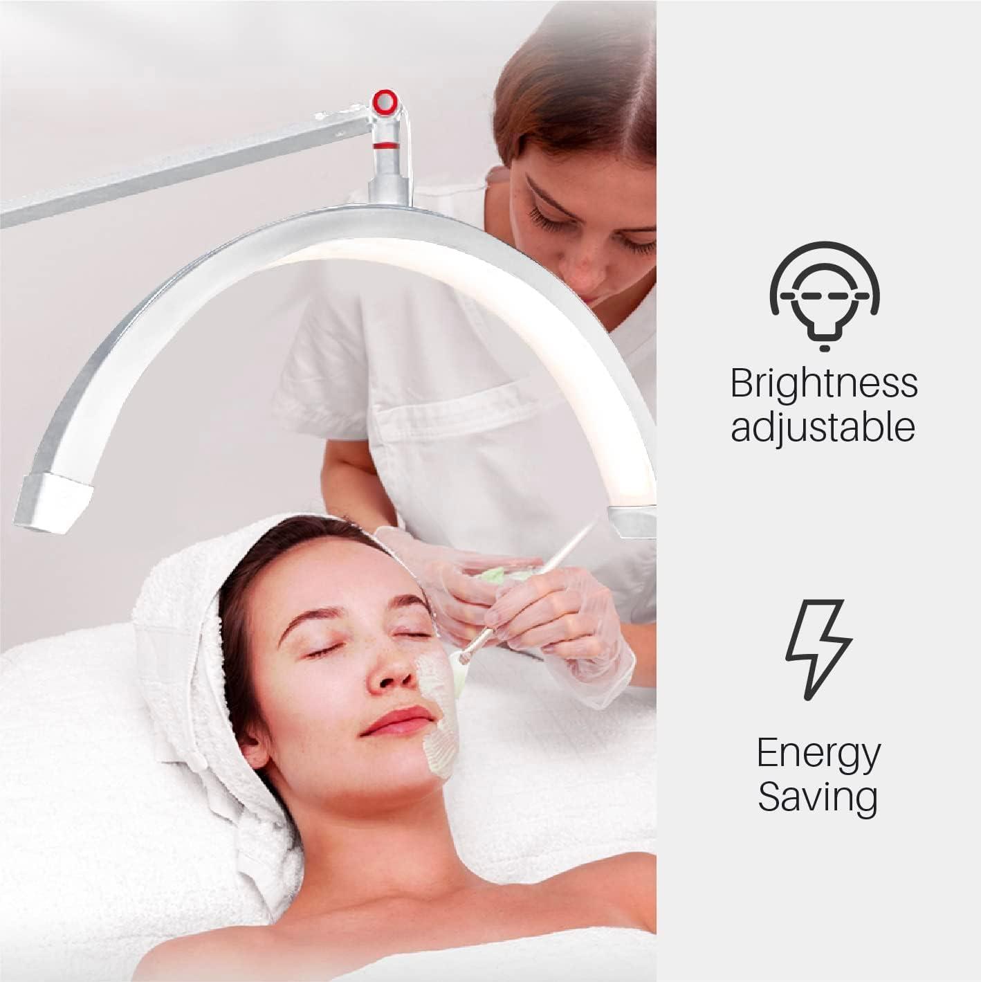 Toyshi Eyelash LED Half Moon Floor Lamp - Ideal Lighting for Beauty ...