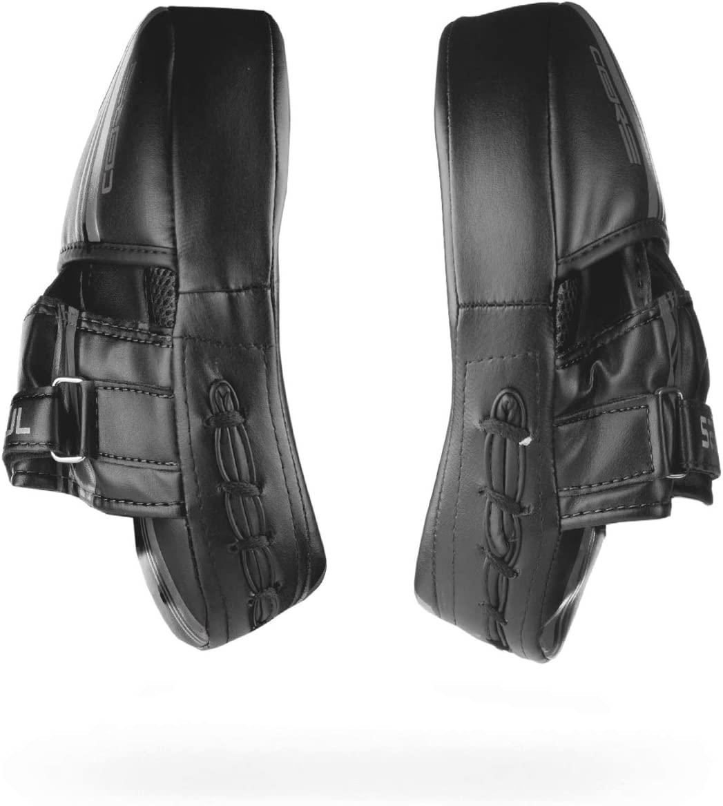 Sanabul Core Series Curved Punching Mitts - GunMetal | MMA & Boxing ...