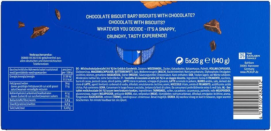 PiCK UP! Original Bar with crispy milk chocolate bar between two crispy ...