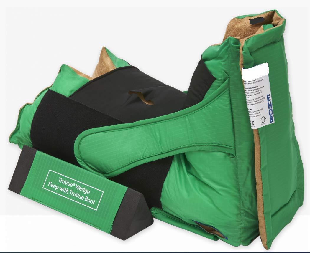 EHOB TruVue Heel Protector Wedge Boot - Standard Size, Calf Sizing 13 ...