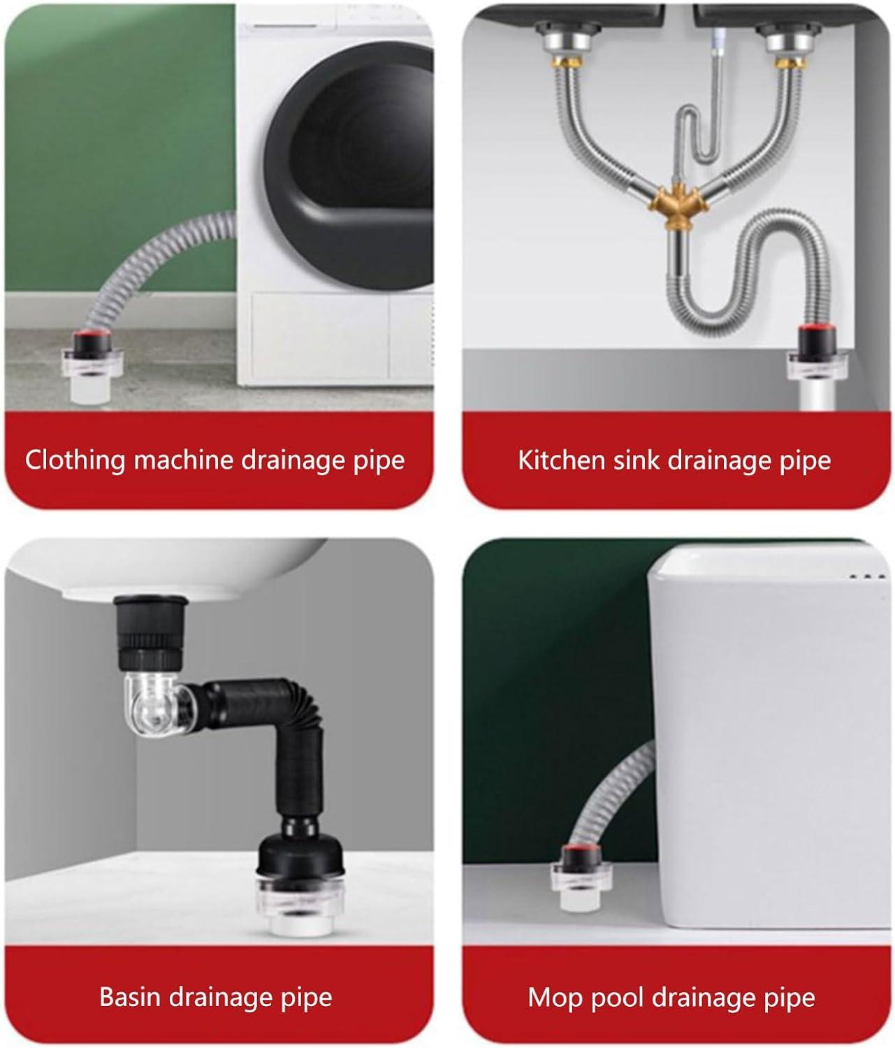 Antiodor Sealing Cover Washing Machines Pipe Seal Rings Sewer Drain ...