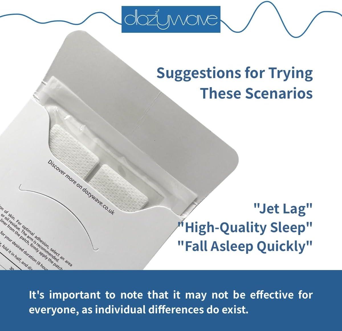 Dozywave Sleep Patch - 30 Patches for Adults | Melatonin & 5-HTP ...