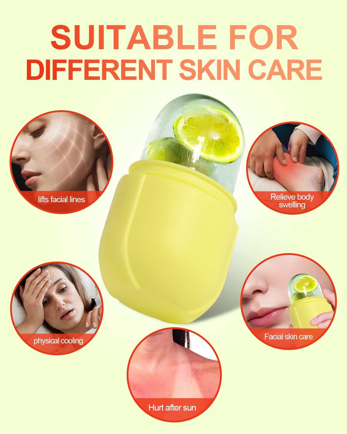 Facial Ice Roller for Brightening, Puffiness Relief, and Fine Lines ...