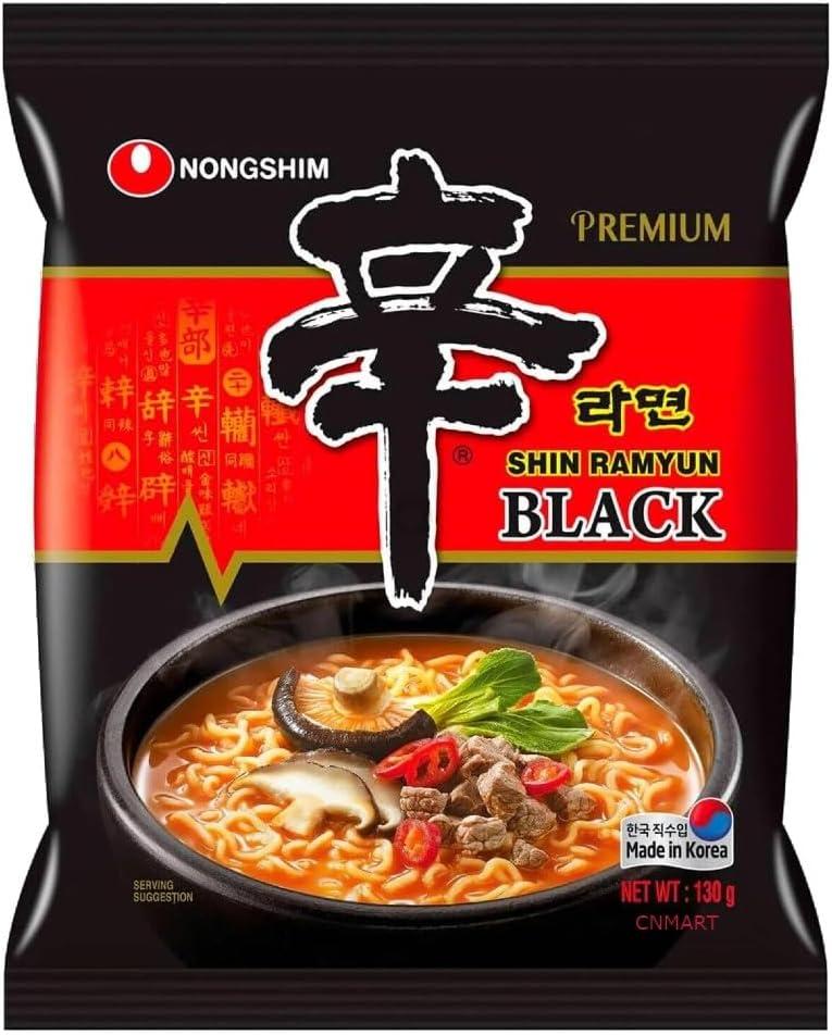 CNMART Nongshim Shin Ramyun Black Premium Korean Mild Spicy Instant ...
