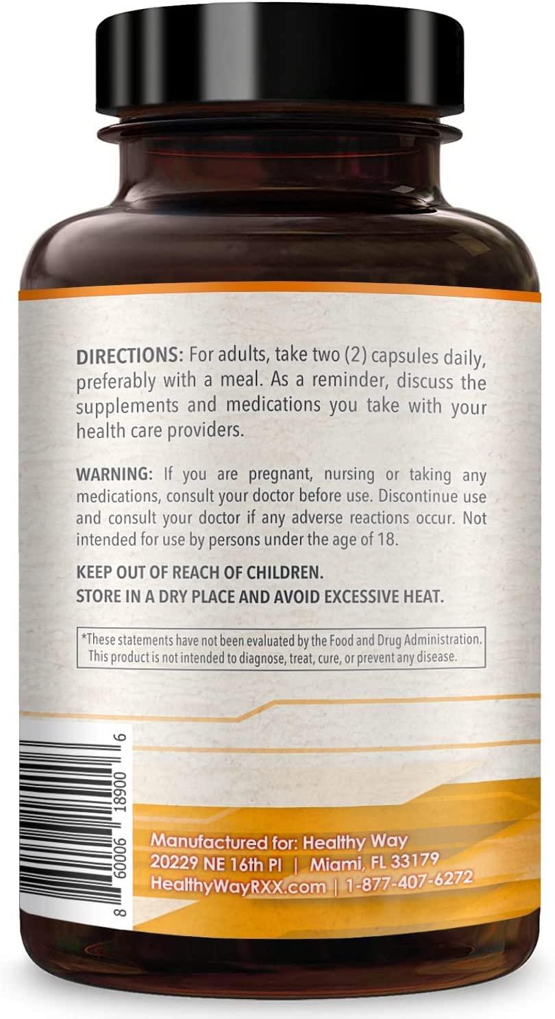 Healthy Way CoQ10 400mg - 200 Capsules | Heart Health Support & Blood ...