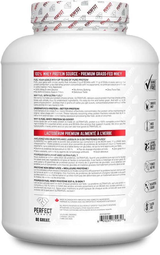 ULTRA FUEL - Grass-Fed Whey Protein 4lb Triple Chocolate Triple ...