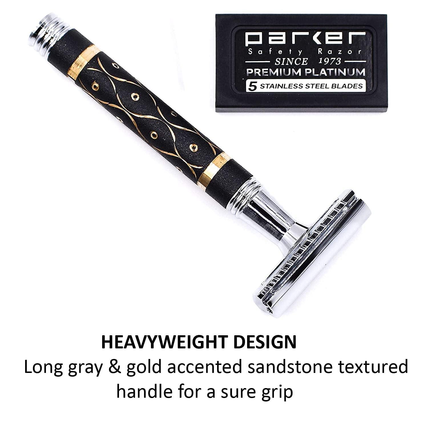 Parker Safety Razor 65R Super Heavyweight Double Edge Safety Razor ...