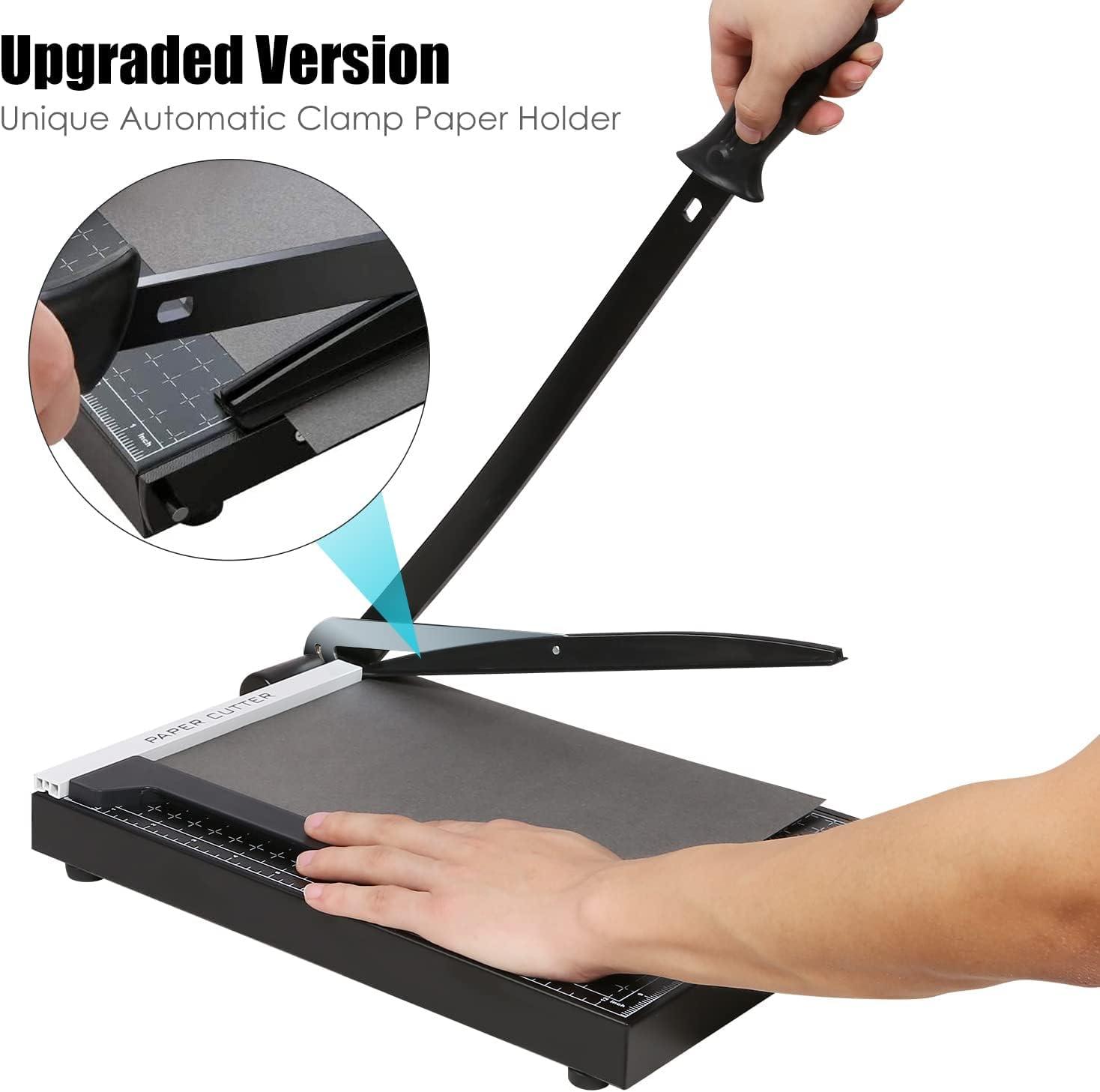 Heavy Duty A4-B7 Paper Cutter - 12 Cut Length Guillotine Paper Trimmer ...