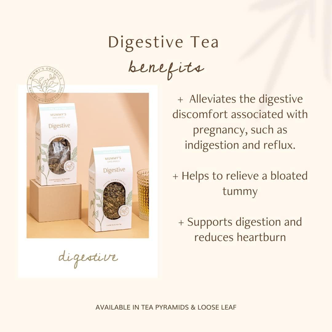 Digestive Tea - Organic | Relieves Early Pregnancy Nausea Indigestion ...