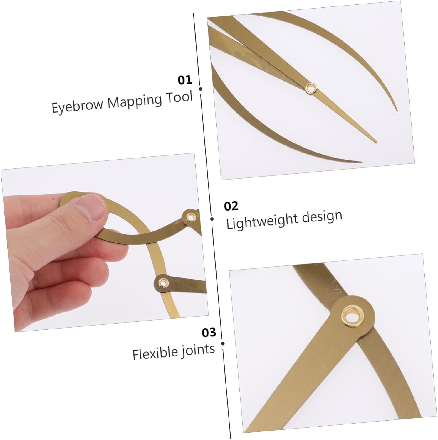 Beavorty Eyebrow Caliper 1pc Eyebrow Positioning Ruler Eyebrow Shaper ...