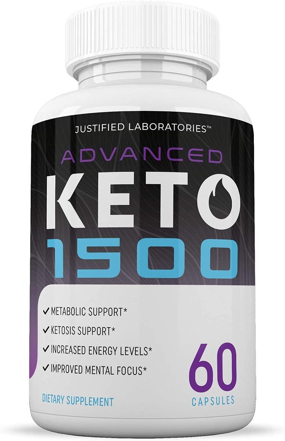 Advanced Keto 1500 Keto ACV Pills 1275MG New Improved Formula 3 Pack ...