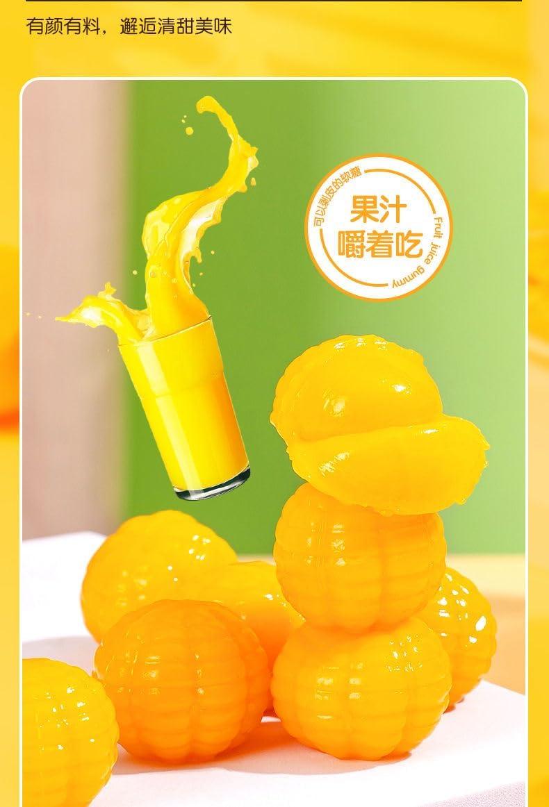 Peeled orange candy Peeling Fruit Fudge 100g/200g/400g/800g Fruit candy ...
