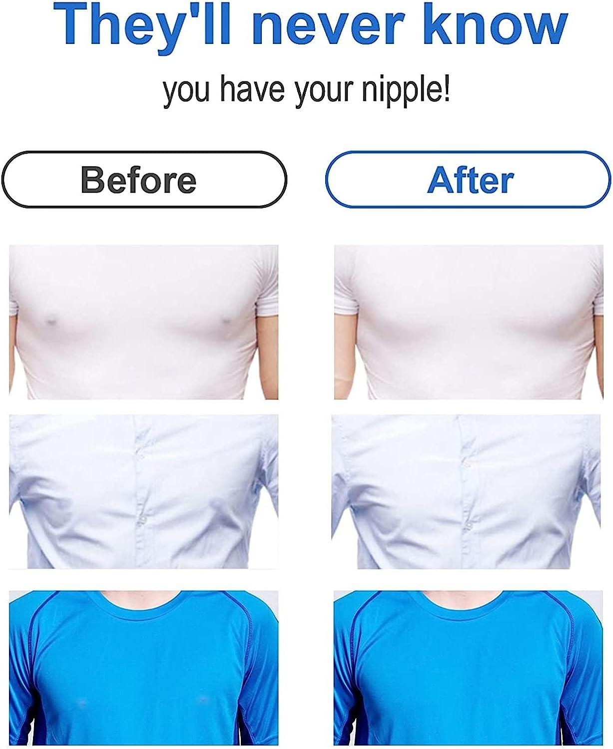 ZAfOSIN 100 Pcs Men's Nipple Covers - Anti-Chafing Nipple Protectors ...