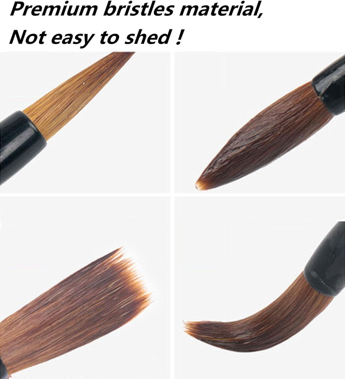 Bukpom Chinese Calligraphy Brush Set - 3 Pack (Green) - Ideal for ...