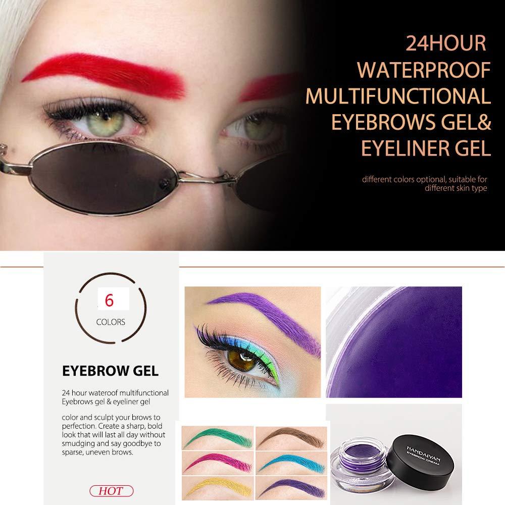Pink Eyebrow Pomade - Long Lasting Color Gel for Tinted and Shaped ...