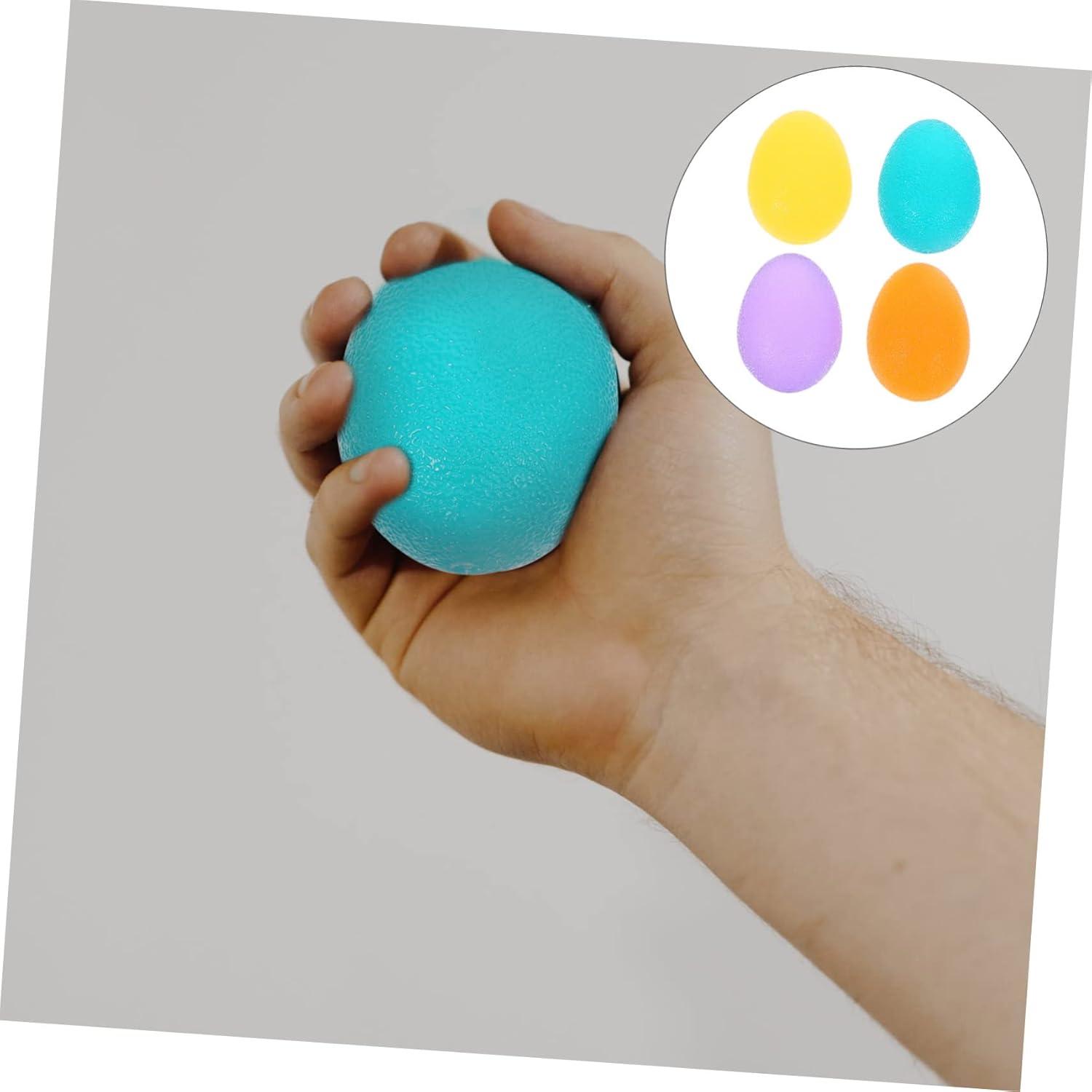 Toddmomy 4-Piece Handle Grip Balls - Hand Strength Training & Massage ...