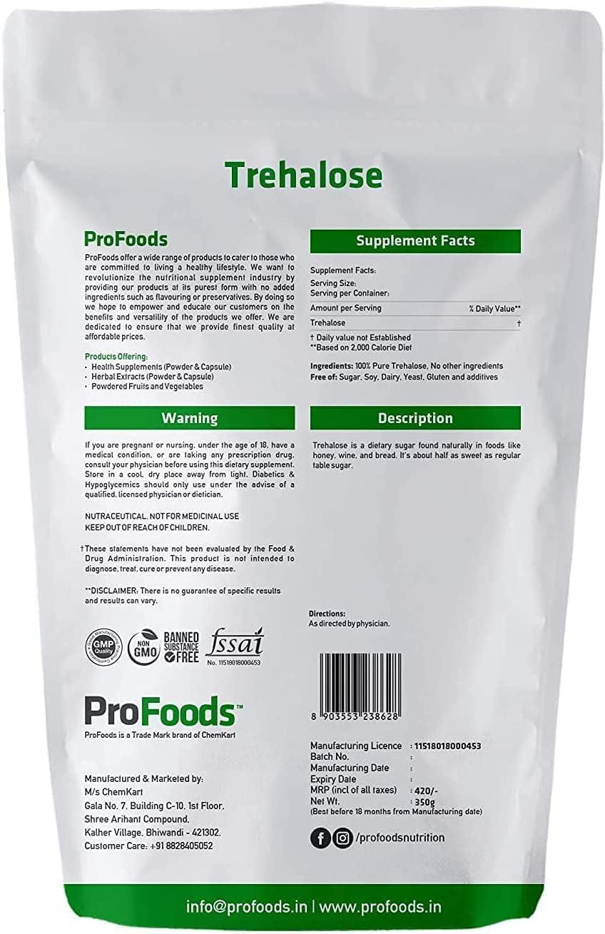 Zanto Profoods Trehalose Powder (350 Grams)