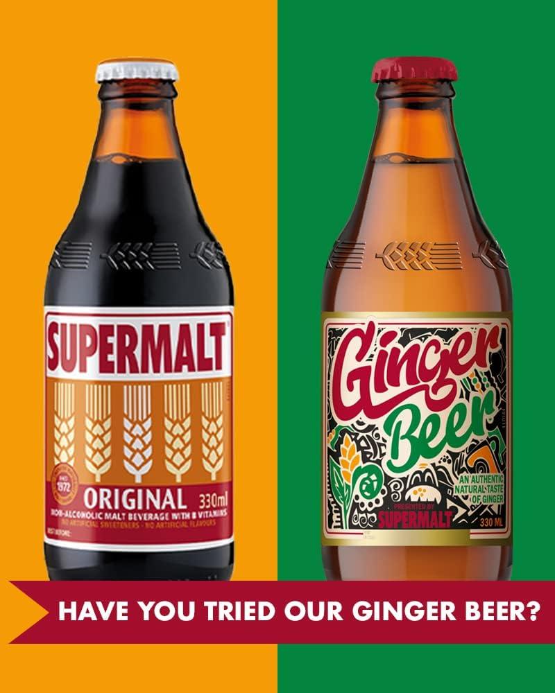 SUPERMALT | Original Flavour Malt Drink | Alcohol Free| Premium Malt ...