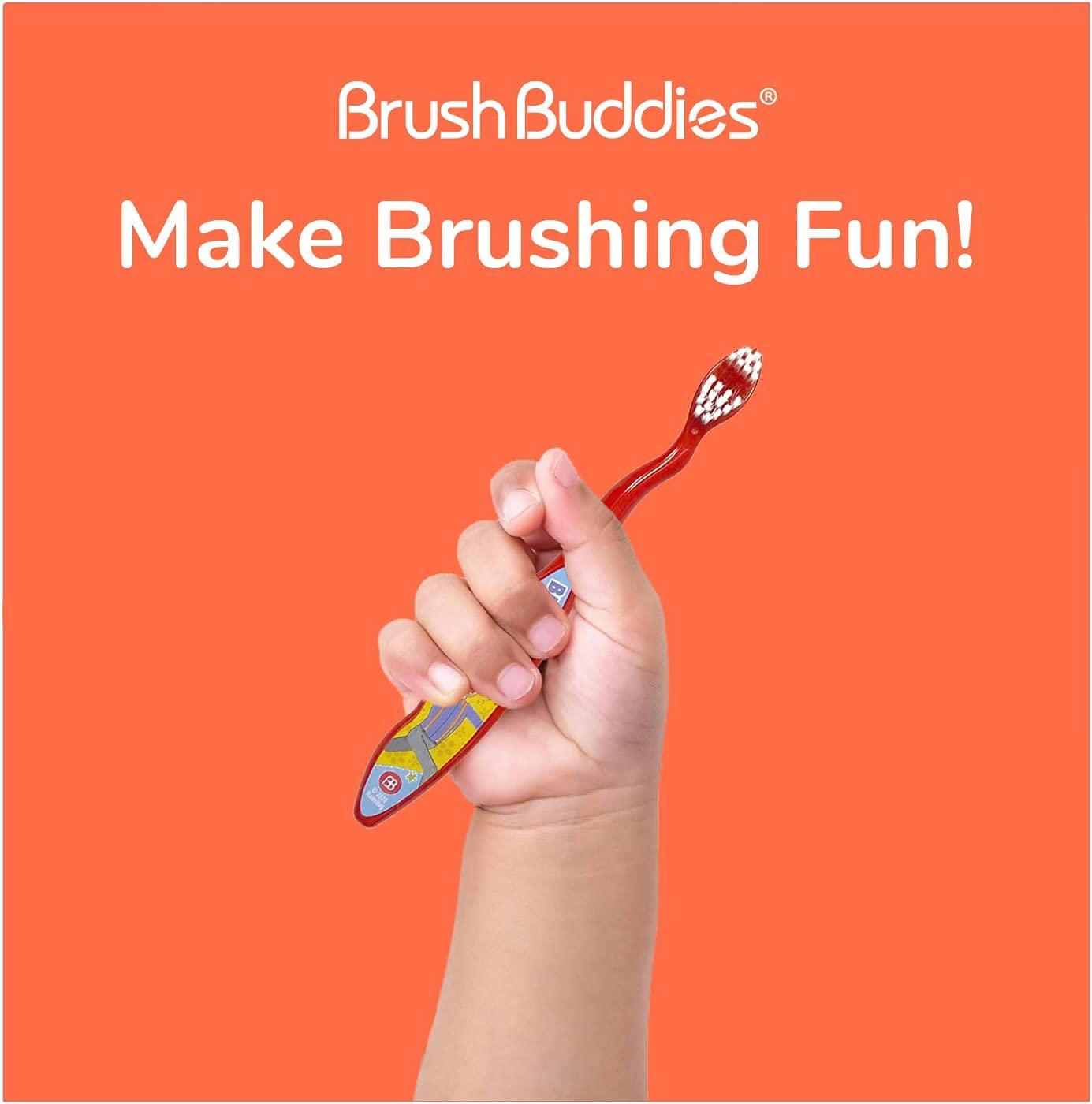Blippi Toothbrush Set - Set of 3 Multicolored Brushes by Brush Buddies ...
