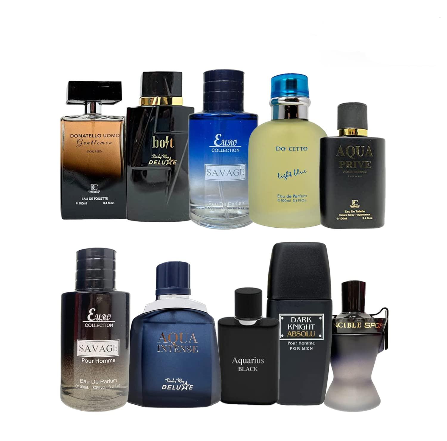 Men Perfume Eau de Toilette Natural Spray Men Cologne Masculine Scent 3 ...