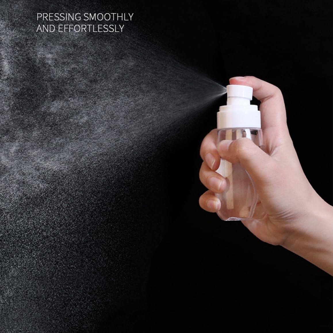 Small 100ml Refillable Fine Mist Spray Bottle - Transparent Empty ...