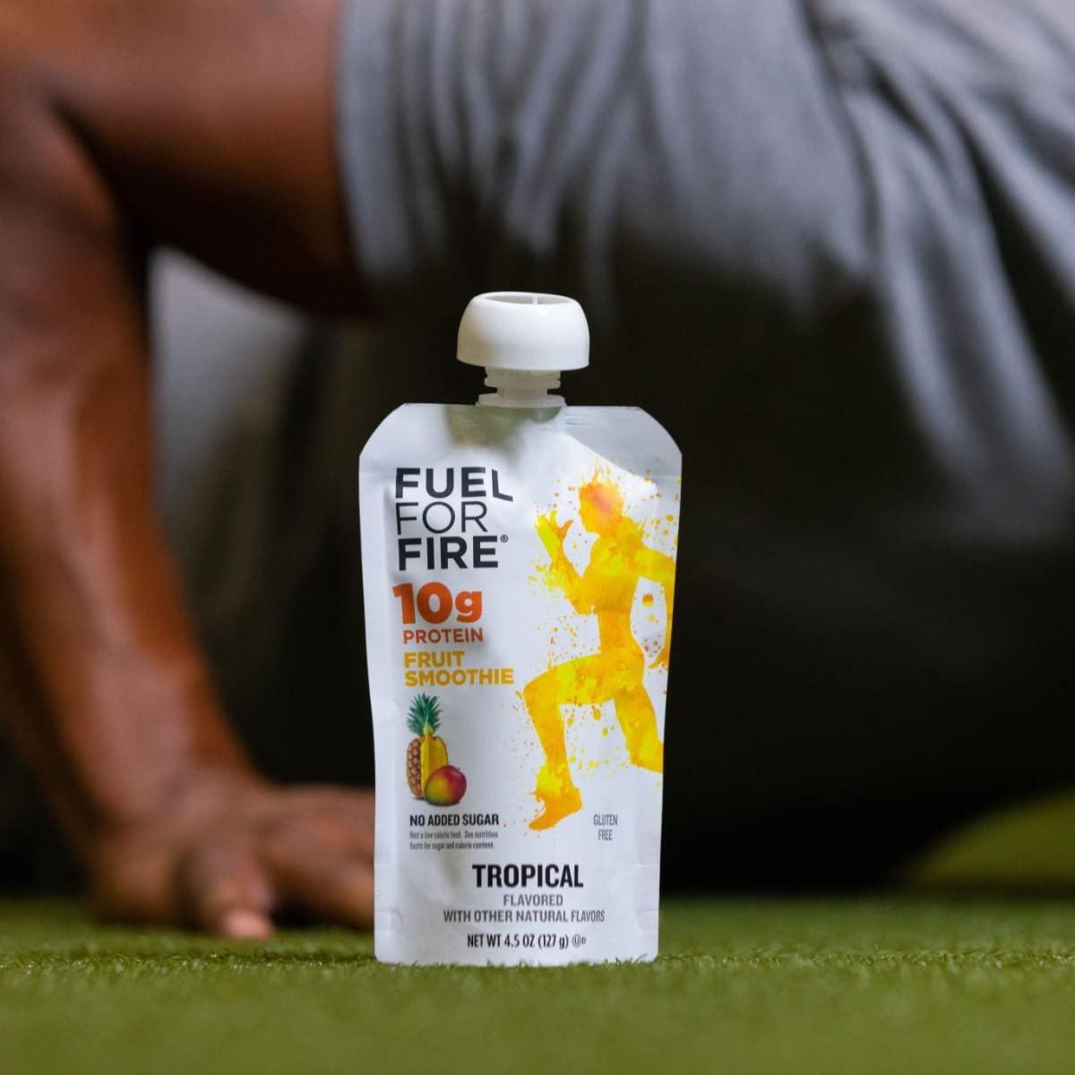 Fuel For Fire Variety Pack (12 Pack) - Fruit & Protein Smoothie Squeeze ...